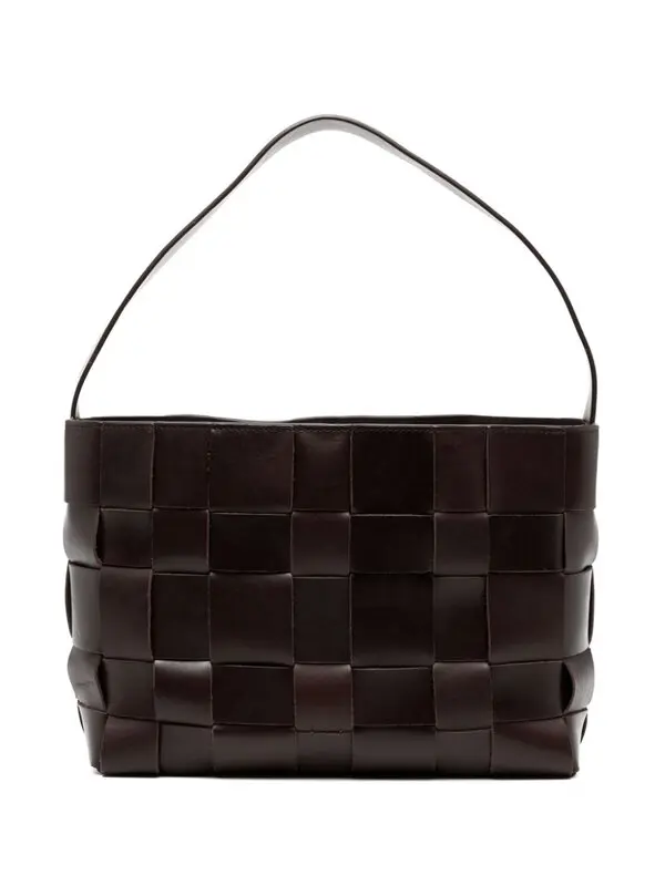 ST. AGNI Woven Mini Shoulder Bag - Brown
