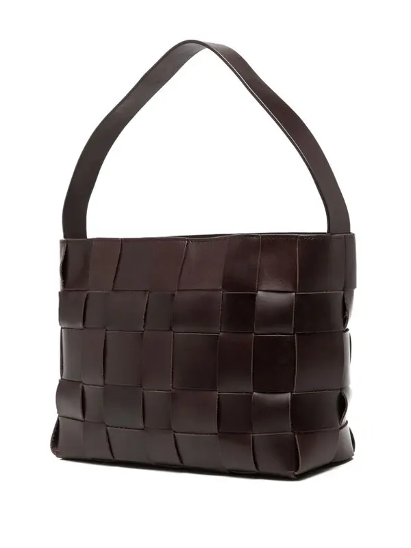 ST. AGNI Woven Mini Shoulder Bag - Brown