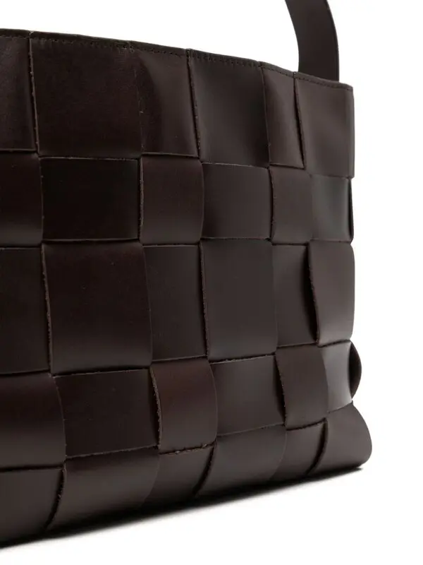 ST. AGNI Woven Mini Shoulder Bag - Brown