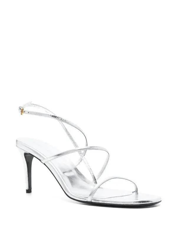 Khaite 75mm Metallic-effect Sandals