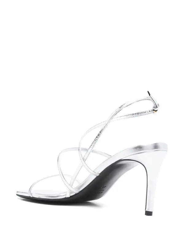 Khaite 75mm Metallic-effect Sandals