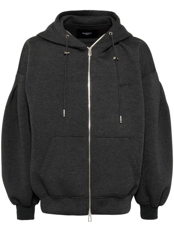 SONGZIO Dusky-paint Zip-up Hoodie