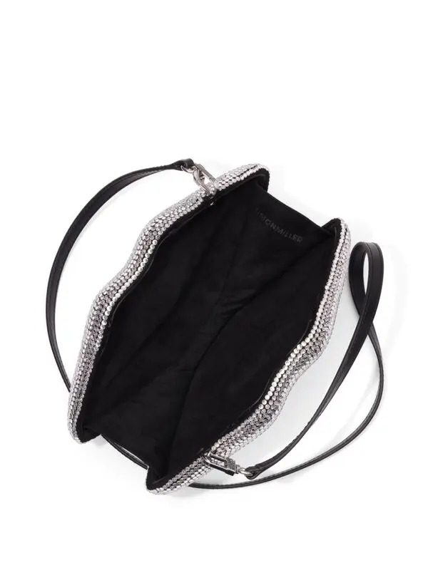 SIMONMILLER Lip Clutch Bag - Silver