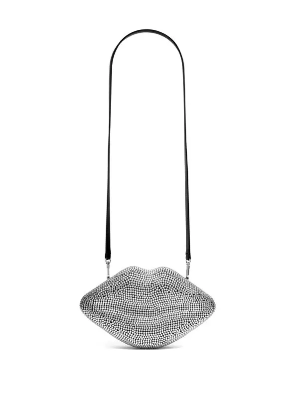 SIMONMILLER Lip Clutch Bag - Silver