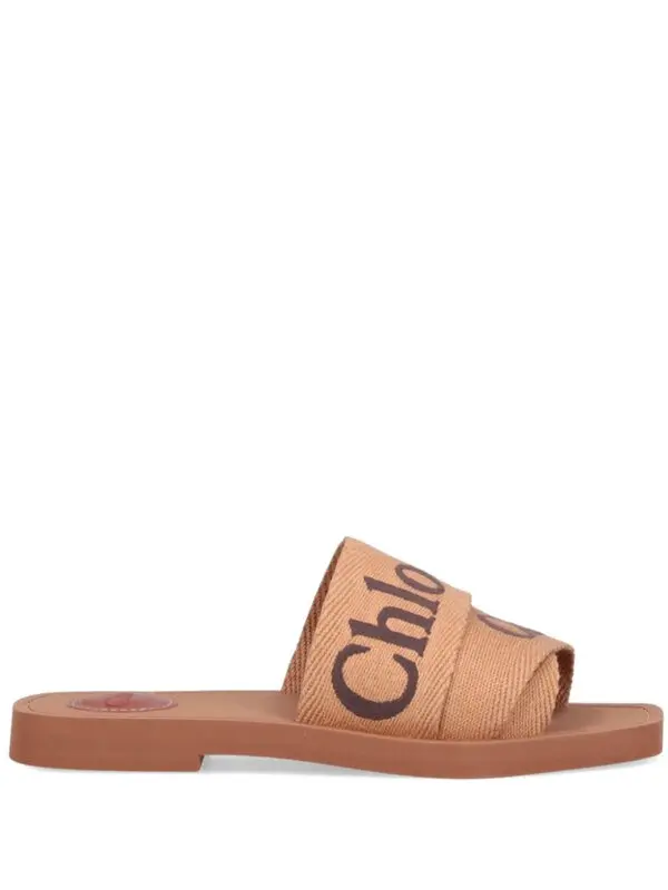 Chloé Woody Sandals - Brown