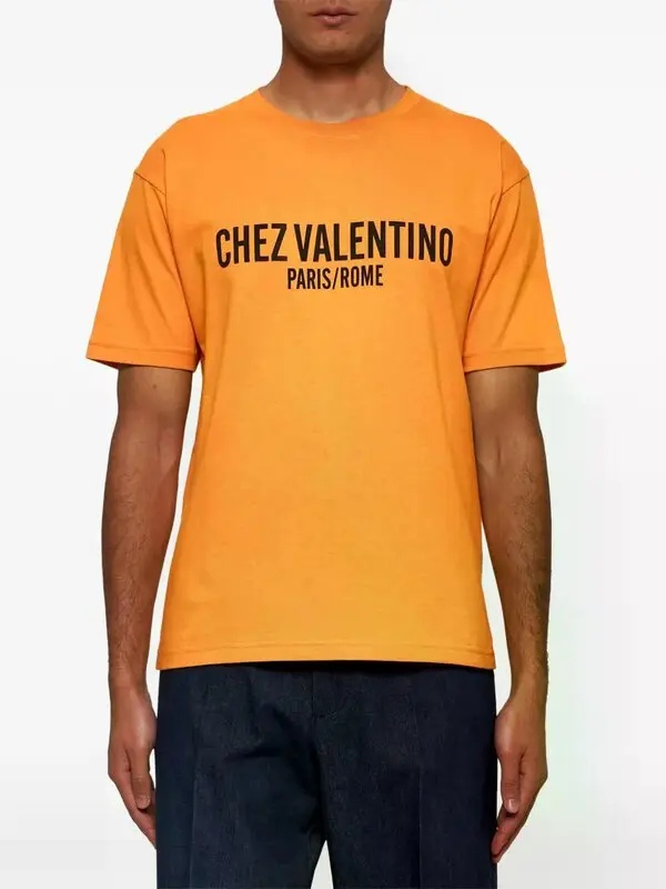 Valentino Garavani Printed T-shirt - Orange