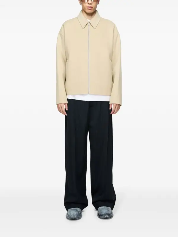 Acne Studios Wool Zip-up Jacket - Neutrals