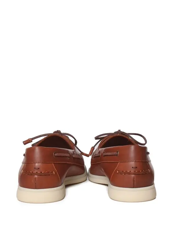 Loro Piana Leather Boat Shoes