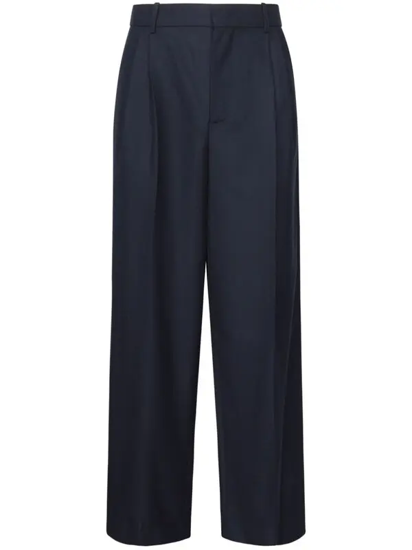 Loewe Pleat-detailing Tailored Trousers - Blue