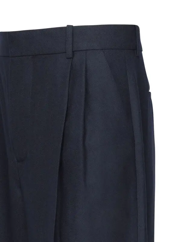Loewe Pleat-detailing Tailored Trousers - Blue