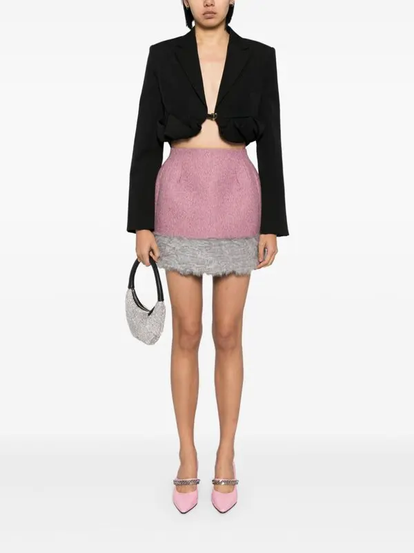 MSGM Faux-fur Skirt