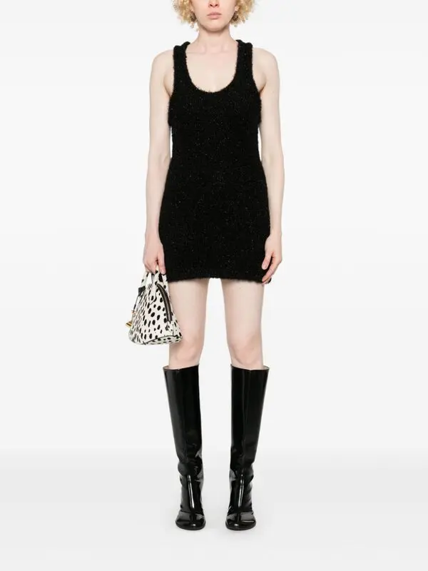 IOANA CIOLACU Textured-finish Mini Dress