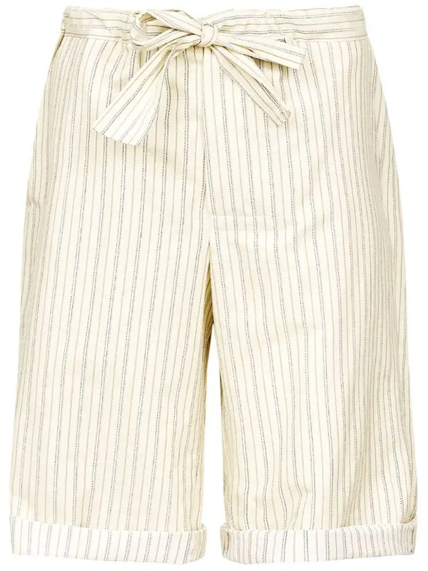 MAISON MARGIELA Striped Above-knee Shorts
