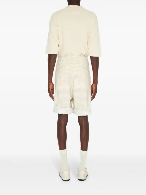 MAISON MARGIELA Striped Above-knee Shorts