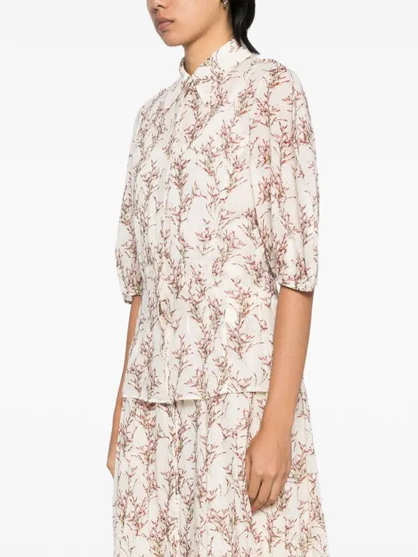 Gabriela Hearst Luhan Floral Blouse