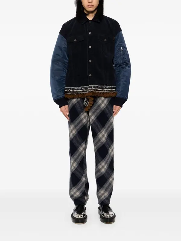 UNDERCOVERISM Check Pattern Trousers