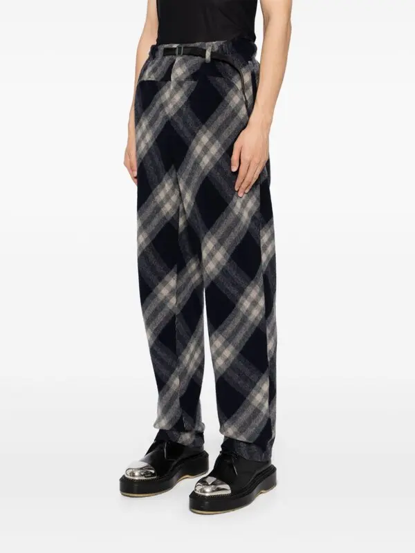UNDERCOVERISM Check Pattern Trousers
