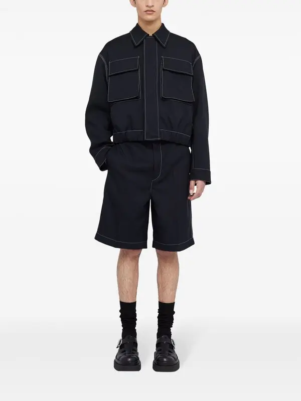 JIL SANDER Concealed Fastening Shirt Jacket
