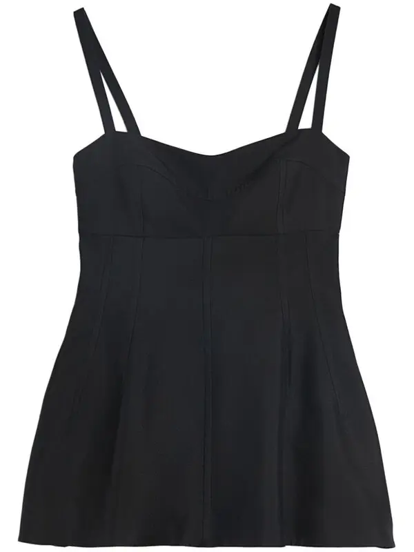 JIL SANDER Sleeveless Bustier Top