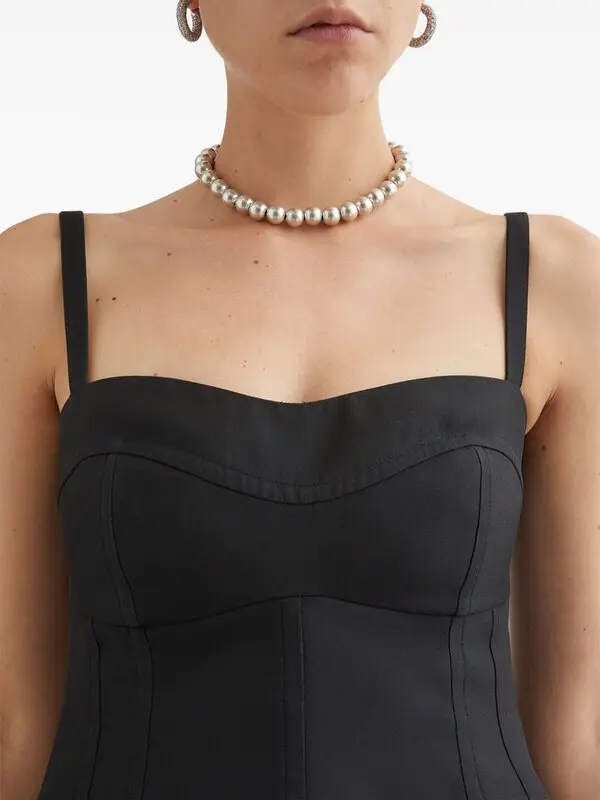 JIL SANDER Sleeveless Bustier Top