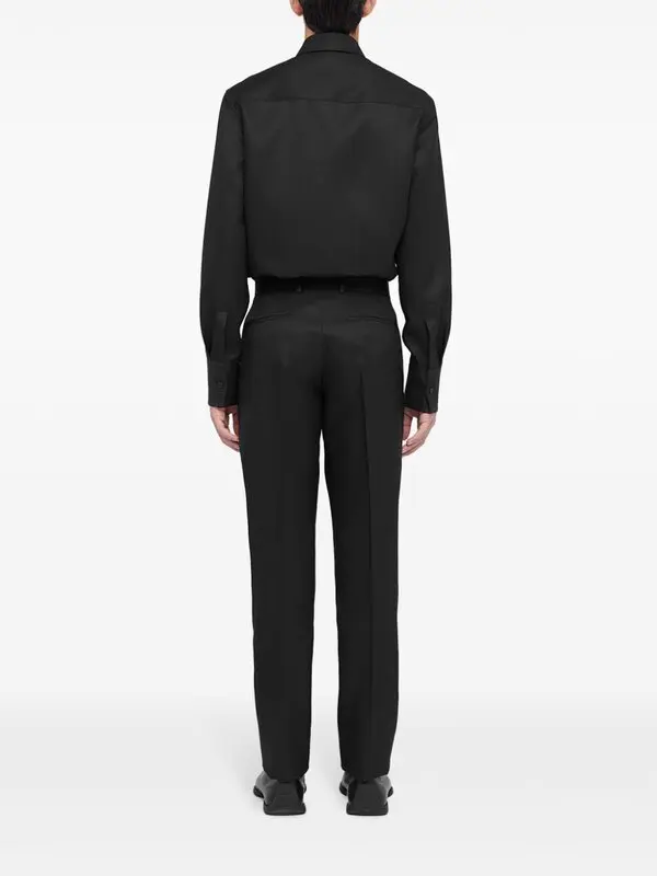 JIL SANDER Twill Shirt - Black