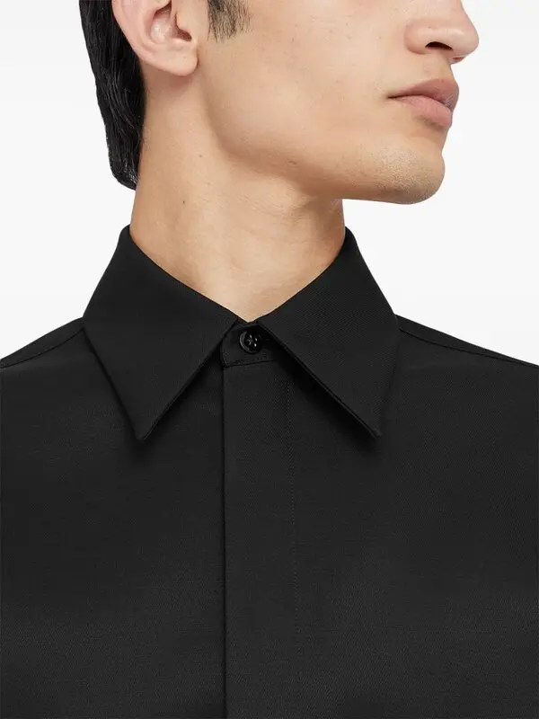 JIL SANDER Twill Shirt - Black