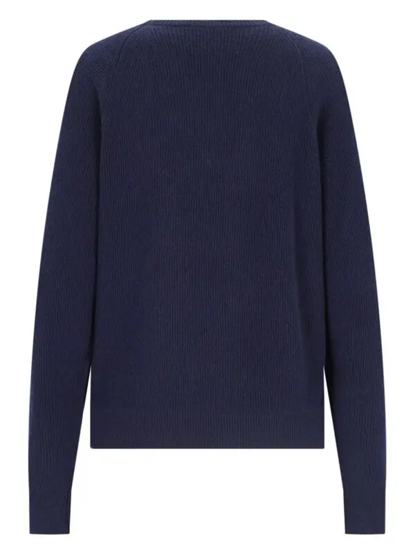 CANESSA Cashmere Crew Neck Sweater - Blue