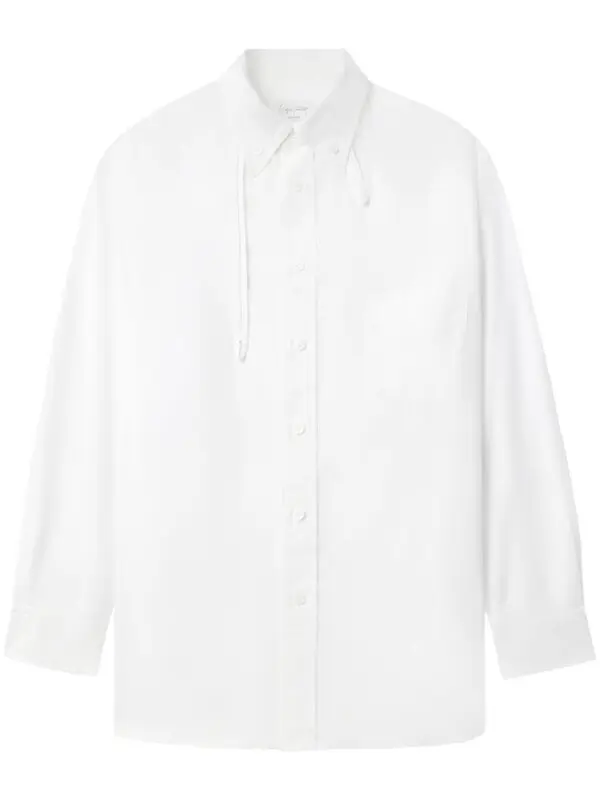Yohji Yamamoto Strap-detail Shirt - White