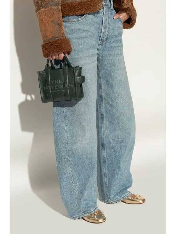 Marc Jacobs Leather Crossbody Tote - Green