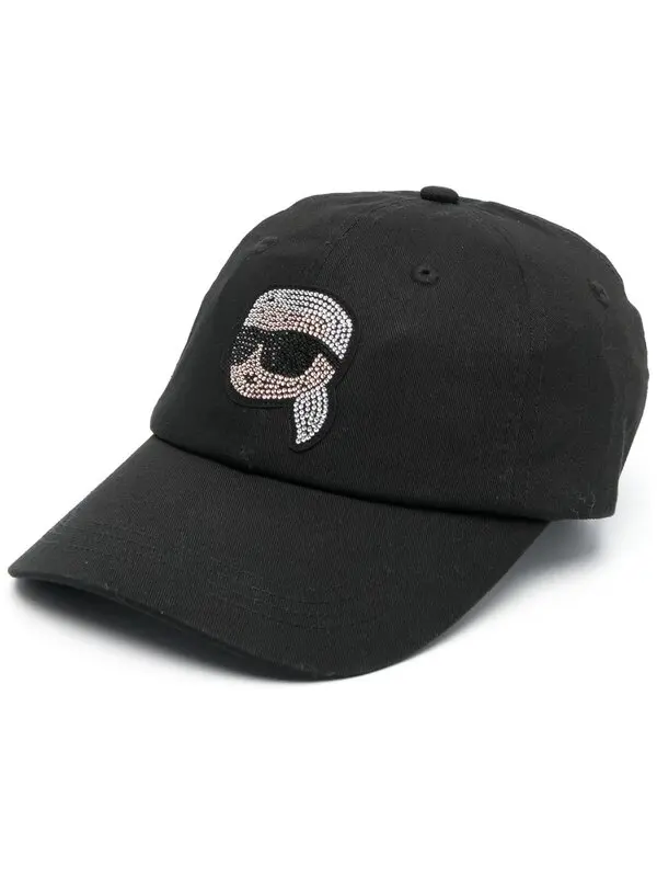 Karl Lagerfeld Ikonik 2.0 Cap - 999 Black