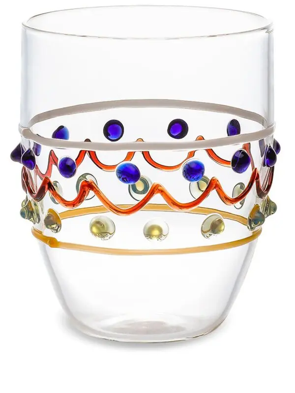 Dolce & Gabbana Carretto Murano Water Glass - White