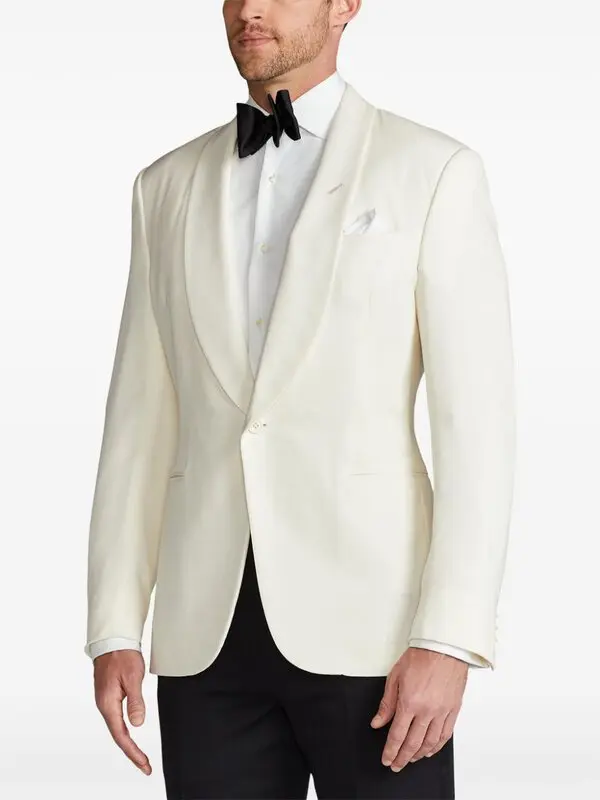 Ralph Lauren Purple Label Single-breasted Tuxedo Blazer - Neutrals
