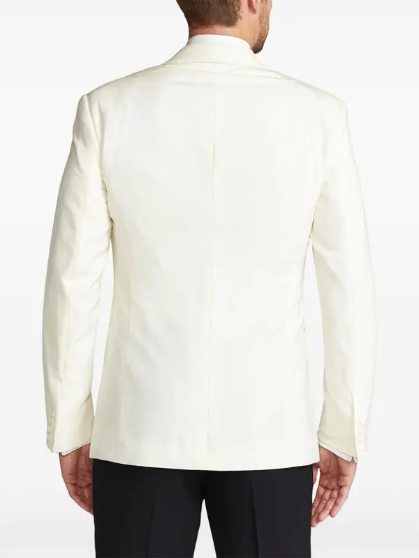 Ralph Lauren Purple Label Single-breasted Tuxedo Blazer - Neutrals
