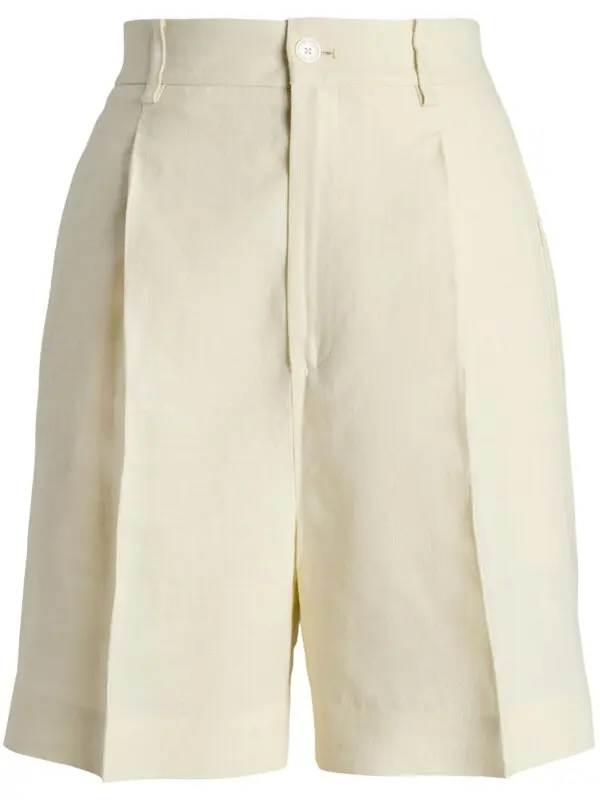Ralph Lauren Tracy Linen Shorts - Neutrals