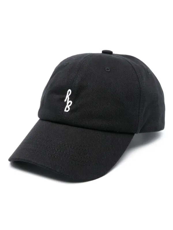 Ruslan Baginskiy Hand-embroidered Baseball Cap - Black