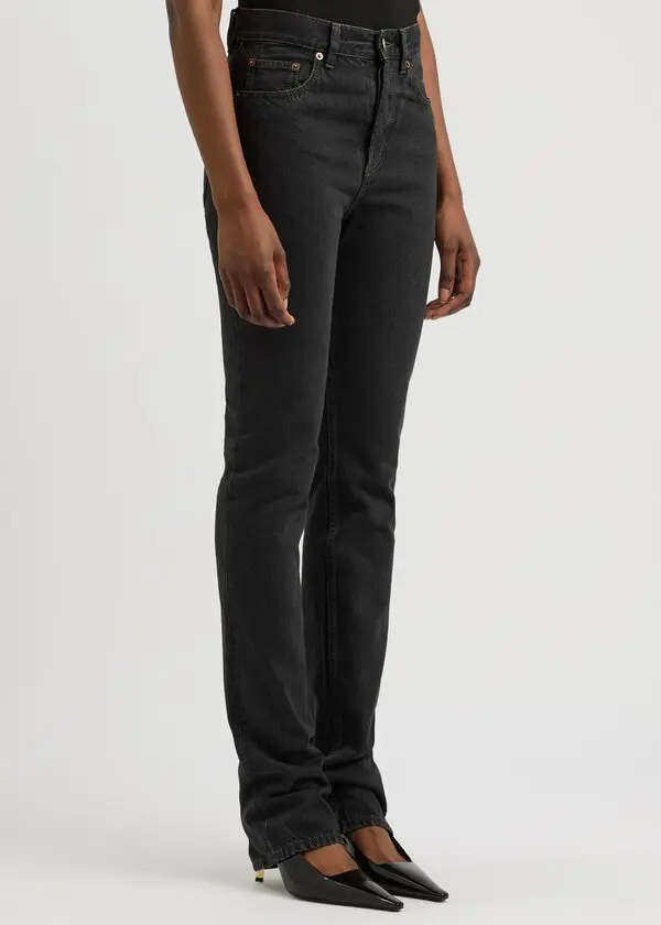 Saint Laurent 90s Slim-leg Jeans - Black