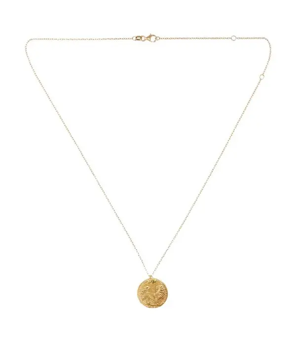 ME+EM Leone Medallion Necklace - Gold