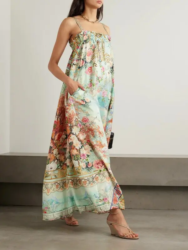 knee length dresses for ladies Infinite Rope Dress Egyptian Double Gold Lame’ {Made to order} main image 0