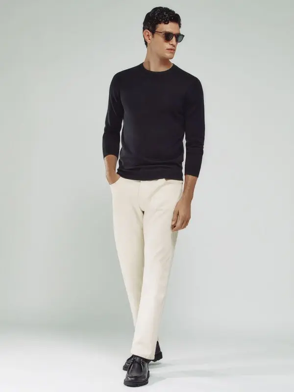 REISS Bishopsgate Straight-leg Jeans - White