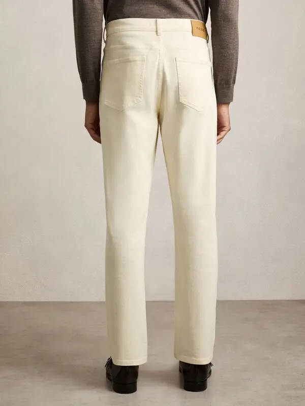 REISS Bishopsgate Straight-leg Jeans - White