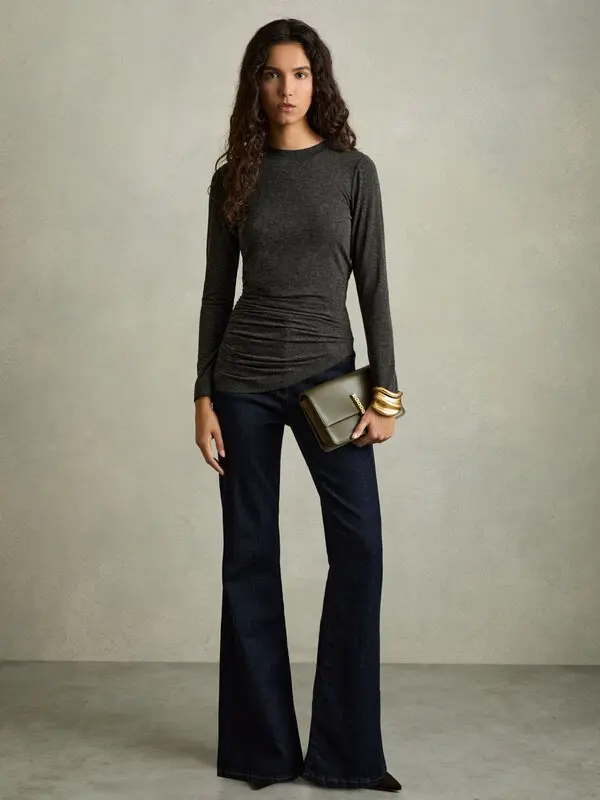 REISS Lucia Asymmetric Top