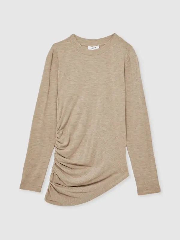 REISS Lucia Asymmetric Top