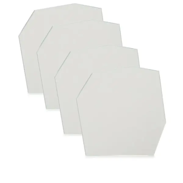 FERM LIVING Shard Coasters Set Of 4 - Clear