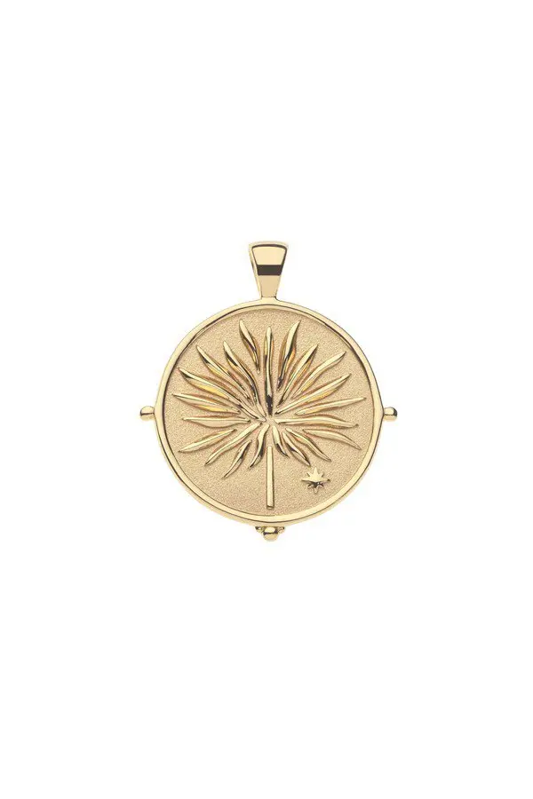 JANE WIN Delray Jw Original Coin Pendant Necklace