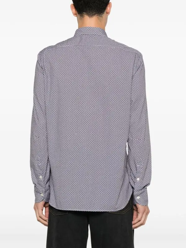TINTORIA MATTEI 954 Geometric-print Shirt