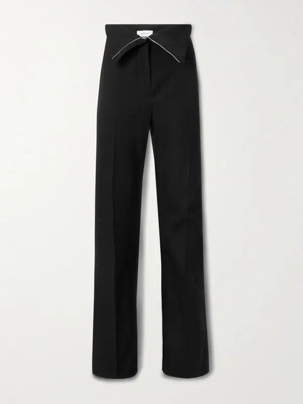 Alexander McQueen Wool-twill Flared Trousers