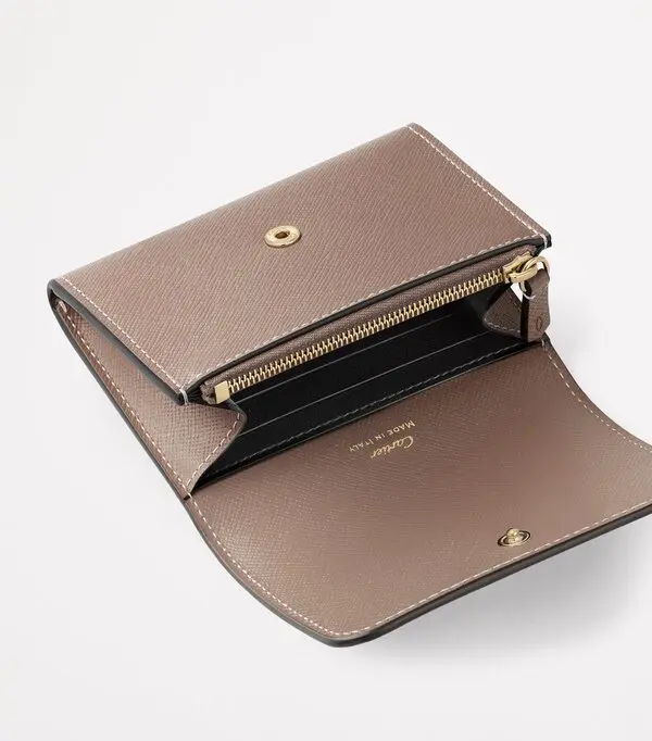 Cartier Leather C De Mini Wallet