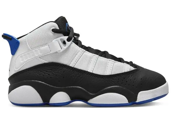 JORDAN 6 Rings - White/black/game Royal