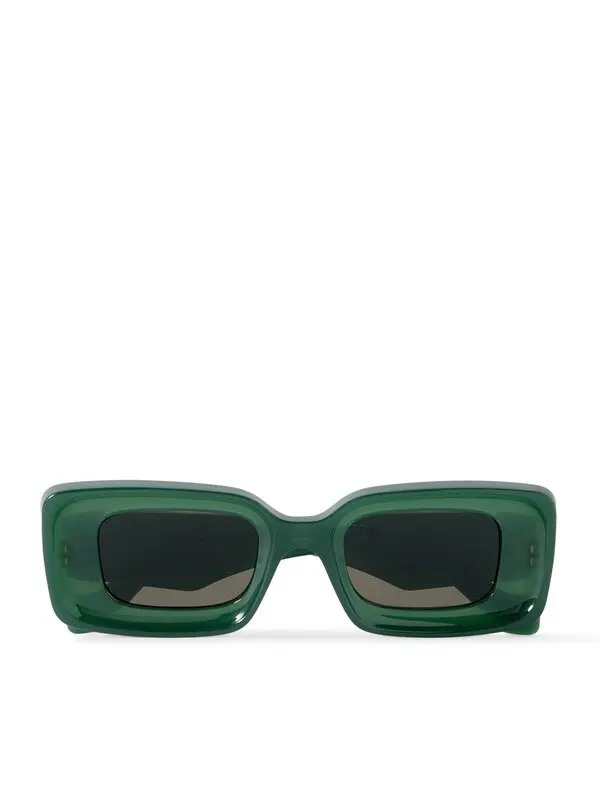 Loewe Anagram Rectangular-frame Acetate Sunglasses