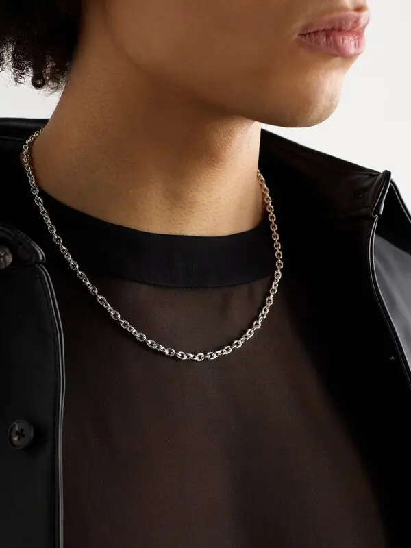 M. Cohen By Maor Plaun Sterling Chain Necklace - Silver